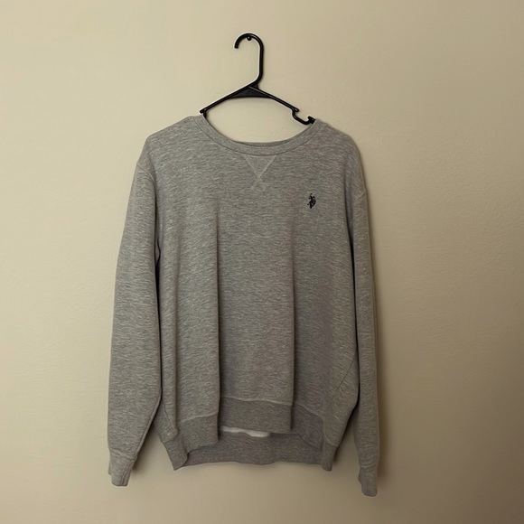 U.S. Polo Assn. | Sweaters | Grey Luxury Feel Uspolo Assn Crewneck | Poshmark